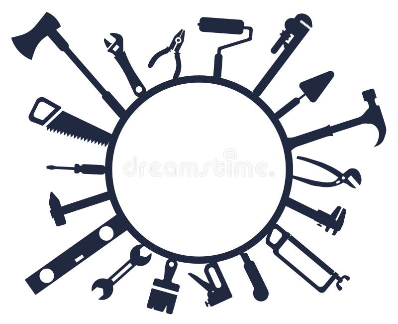 Icon Set of Hand Tools. Hand Tool. Set of Hand Tools or Tools Icons ...