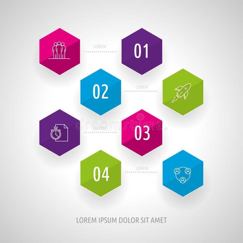 Icon Set and Infographics. stock illustration. Illustration of drop ...