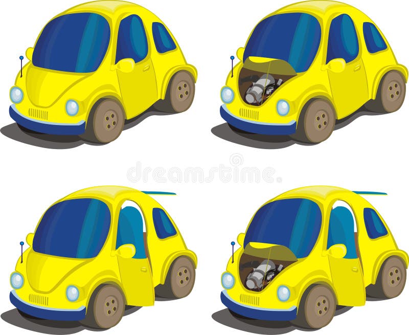 Small car vector art stock vector. Illustration of smart - 17703155