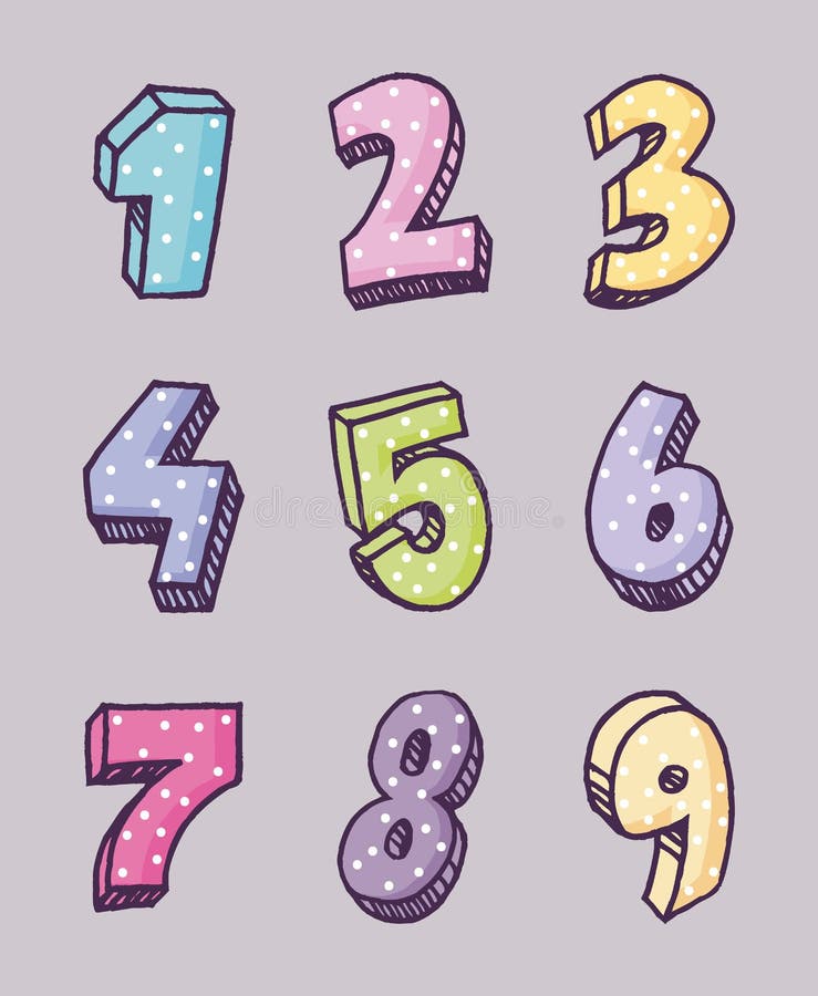 Coloring Page with Flowers. Color by Numbers Educational Children Game ...