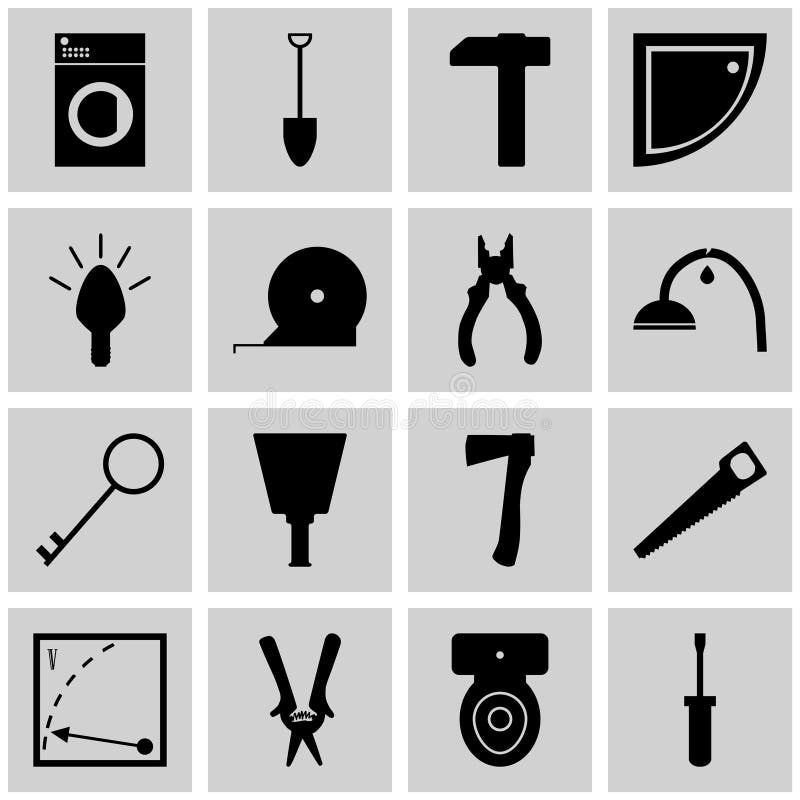 Icon set repair stock vector. Illustration of voltmeter - 70611420