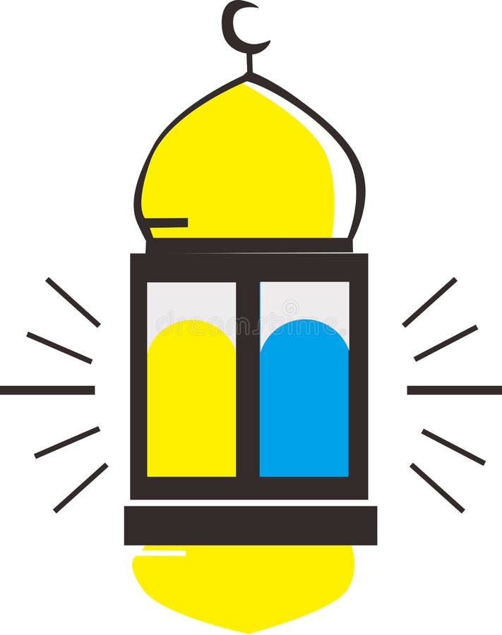 Icon Set Selamat Lebaran Idul Fitri Stock Illustration - Illustration ...