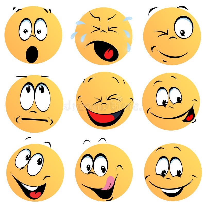 Icon Smail. Smiles Icon Vector Stock Vector - Illustration of ball ...