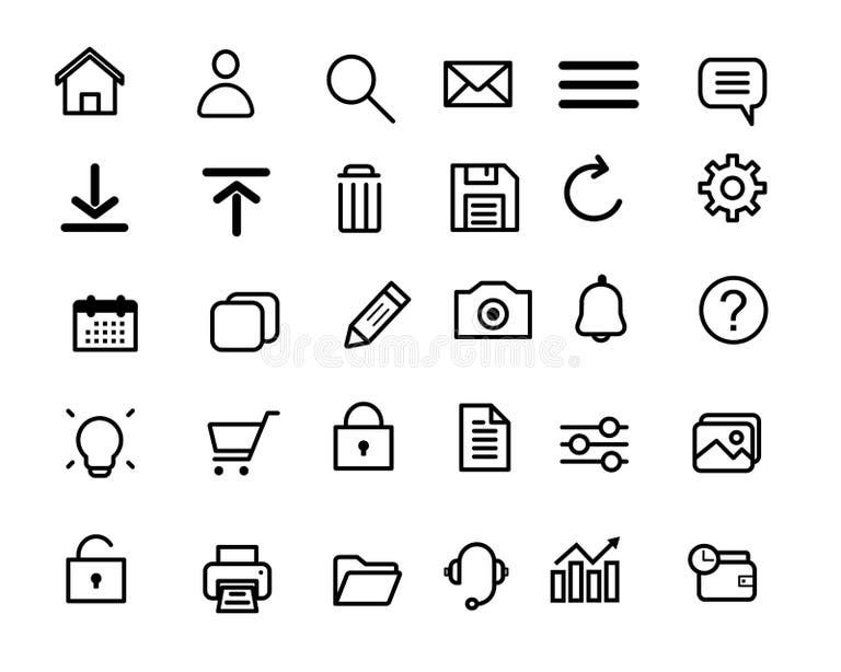 User Interface Outline Icon Stock Illustrations – 58,826 User Interface Outline Icon Stock ...