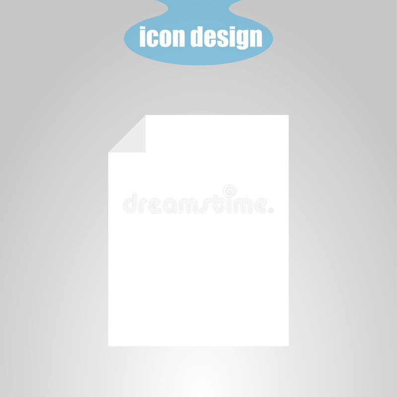 Icon Sheet of Paper, Document and People Icon. Vector Illustration ...