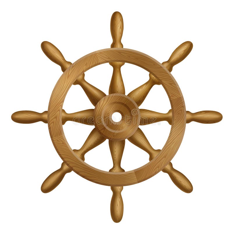Icon of Ship Wheel stock vector. Illustration of classic - 88395308