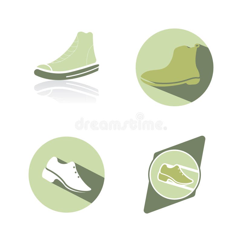 Icon Shoe Logo Concept Vector Sneaker Template Stock Vector ...