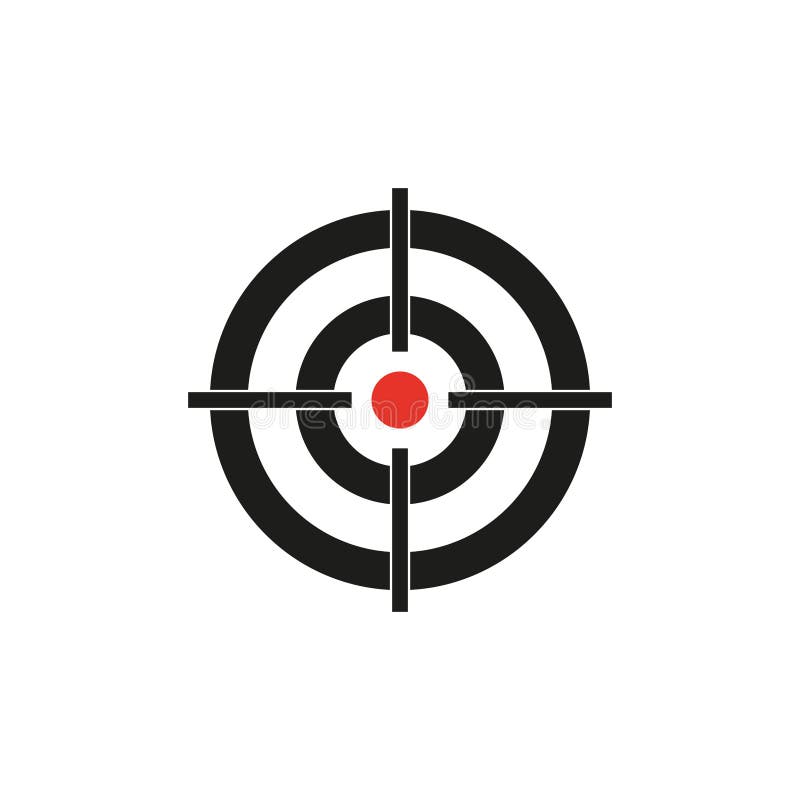 Target simple icon stock vector. Illustration of goal - 79849526
