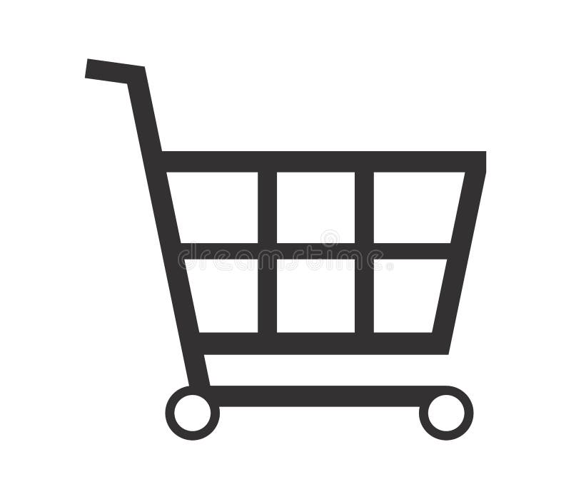 Icon Shopping Cart Illustrated Stock Illustrations – 511 Icon Shopping ...