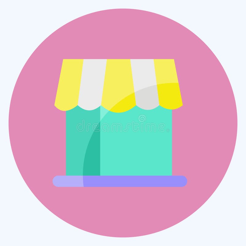 Icon Shopping. Suitable for Business Symbol. Flat Style. Simple Design ...
