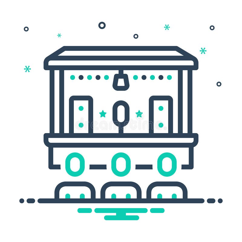 Mix Icon for Show, Appearance and Program Stock Vector - Illustration ...