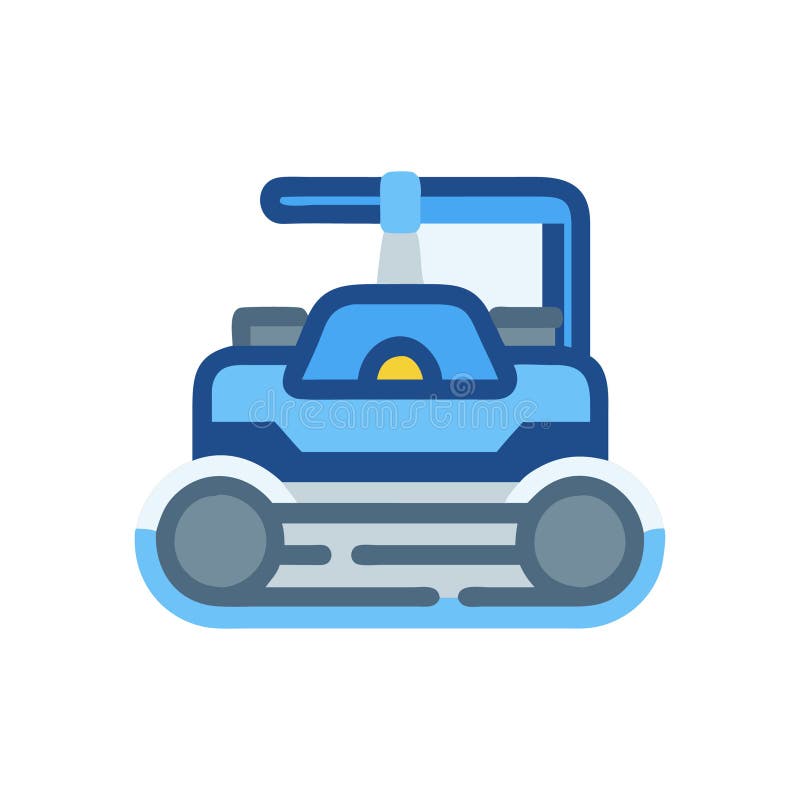 Robotic Pool Cleaner Icon for Easy Maintenance Stock Illustration ...
