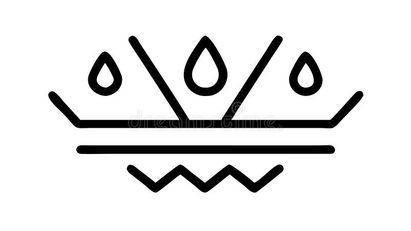 Liquid Absorption Waterproof Material Icon , Vector Design Generative ...