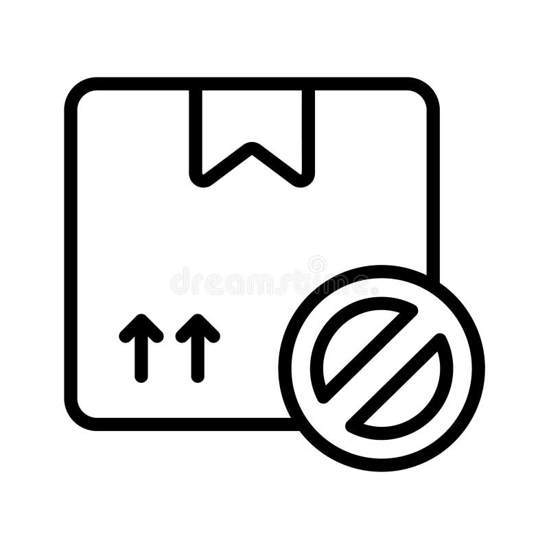Package Restriction stock vector. Illustration of stop - 332226776