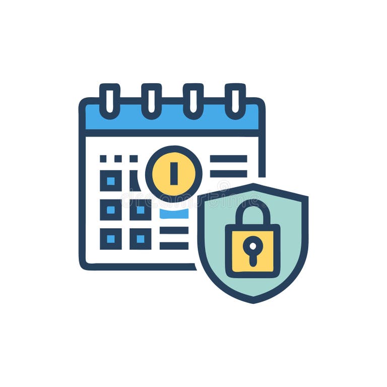 Icon of SIEM for Incident Management Stock Image - Illustration of ...