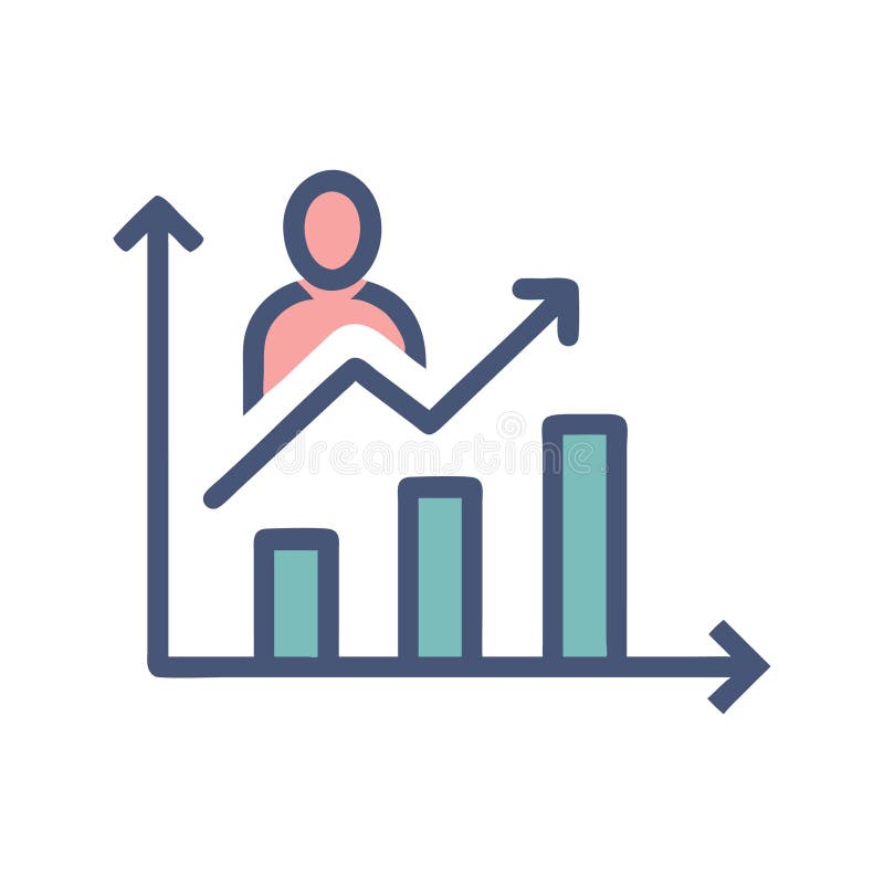 Employee Performance Indicators Icon for HR Stock Vector - Illustration ...