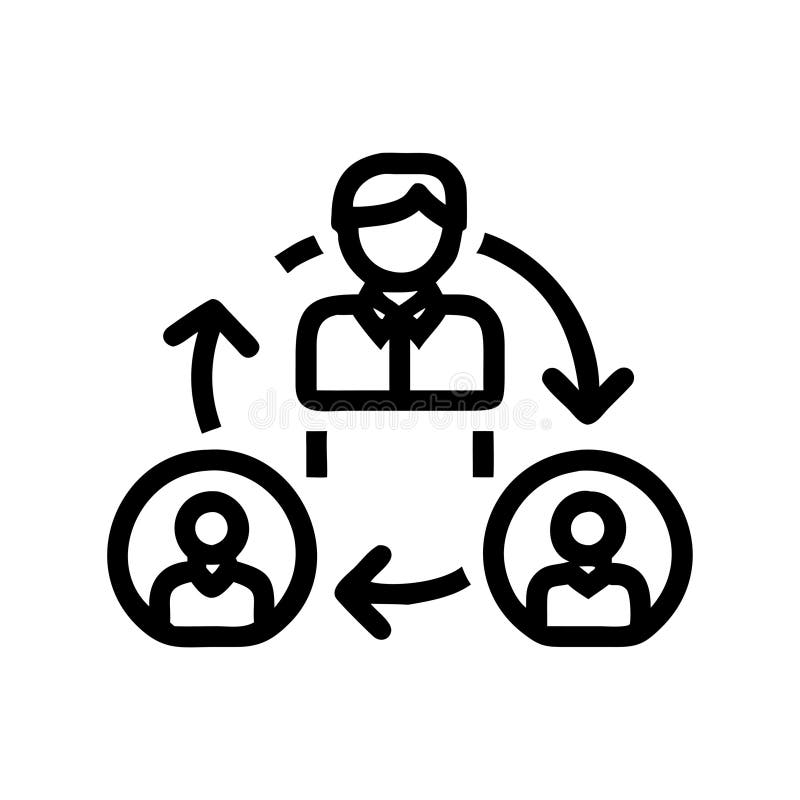 Human Resources Icon for Management Stock Vector - Illustration of ...