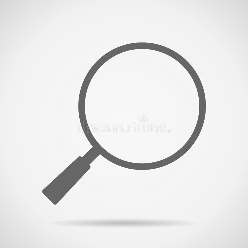 Icon Simple Design for Search Button Vector Drawing Stock Vector ...