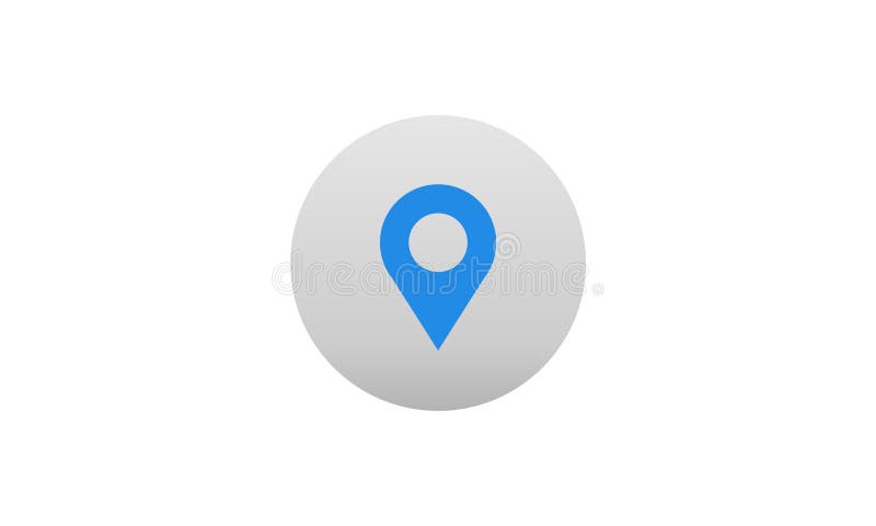 Icon Simple Pin, Logo Point Location, Vector Illustration Symbol Design ...