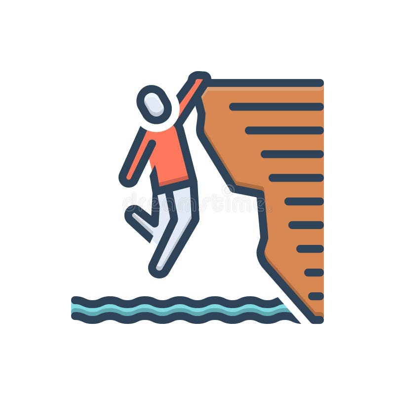 Color Illustration Icon for Situation, Condition and Risk Stock Vector ...