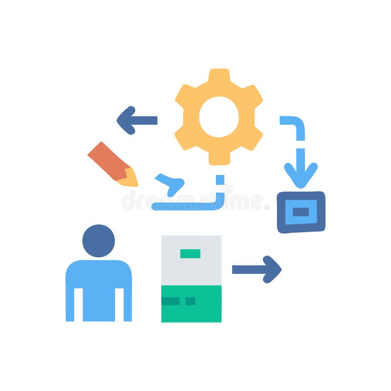 Icon for Skill Development and Learning Stock Image - Illustration of ...