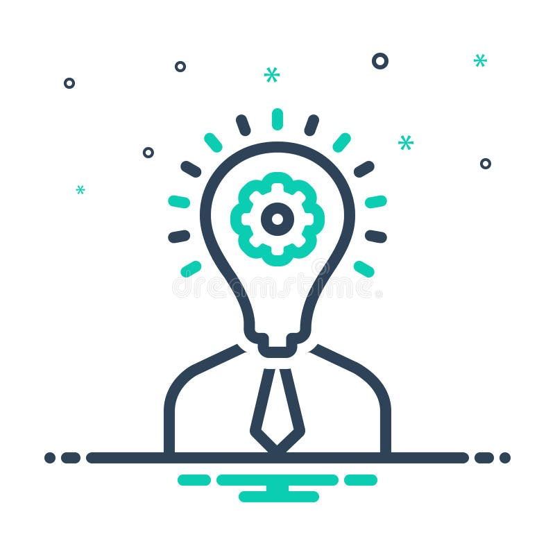 Mix Icon for Skill, Innovation and Development Stock Vector ...