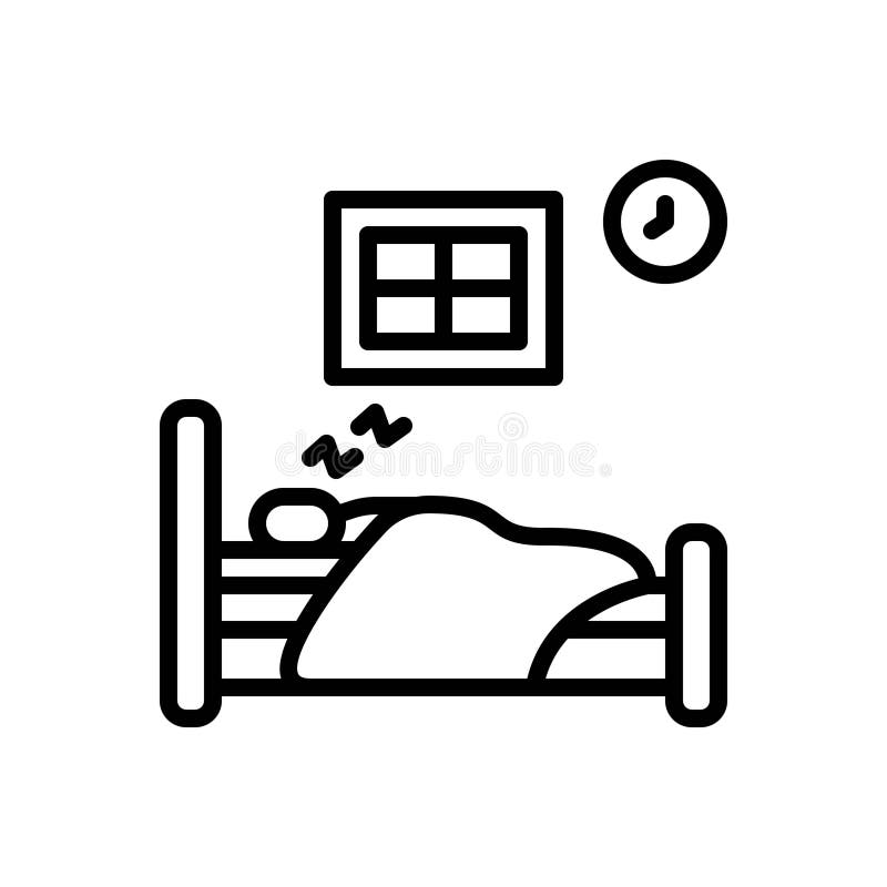 Sleep Bedroom Door Hanger Signs, Brights Stock Vector - Illustration of ...