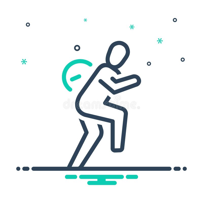 Mix Icon for Slowly, Slow and Calmly Stock Vector - Illustration of ...