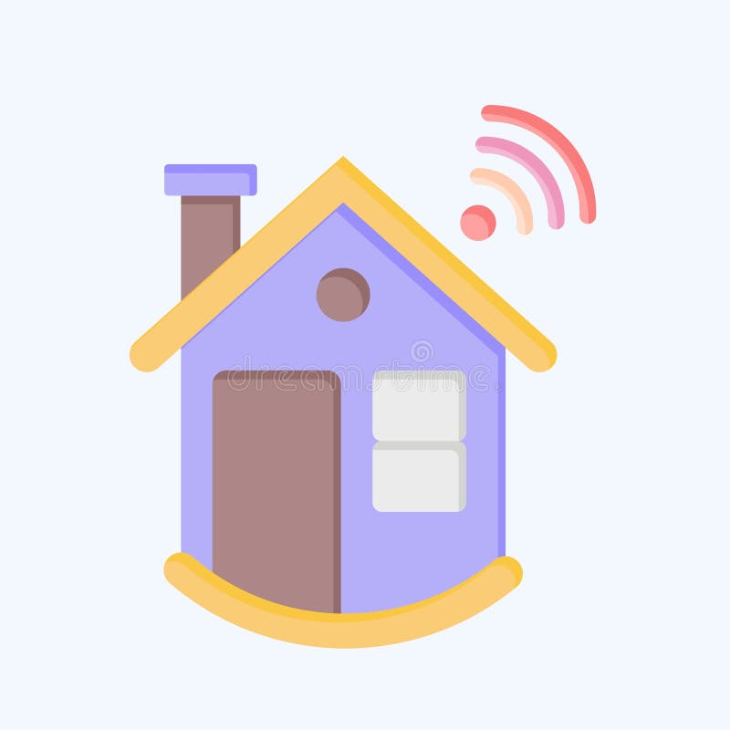 Icon Smart Building. Related To Icon Building Symbol. Flat Style ...