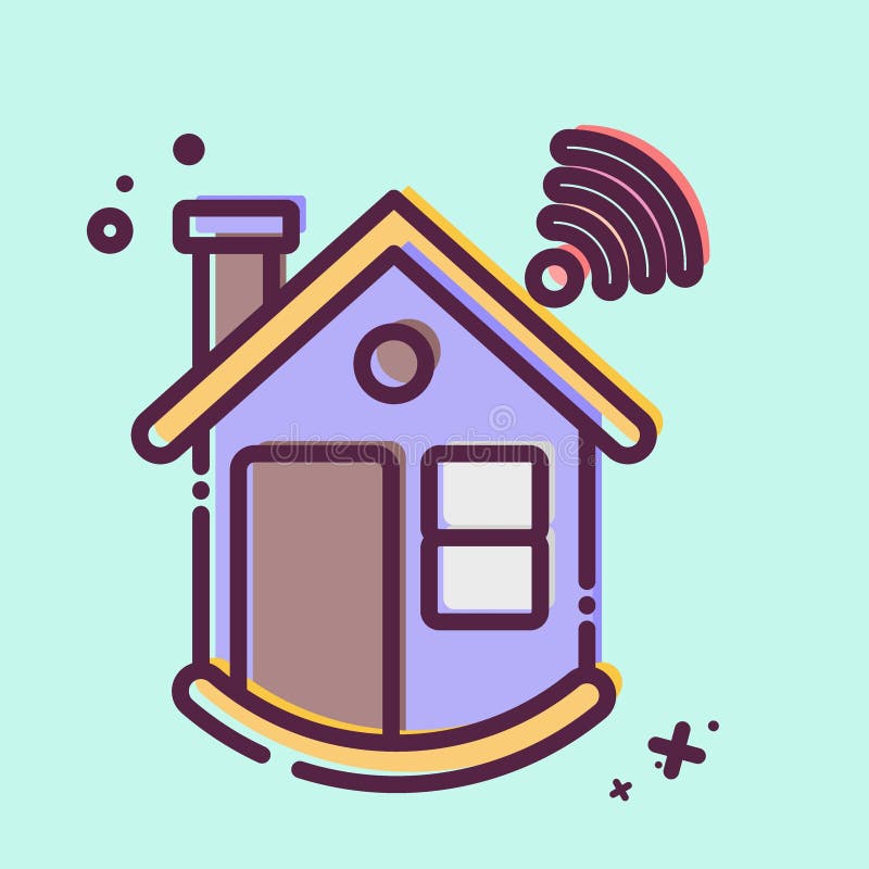 Icon Smart Building. Related To Icon Building Symbol. MBE Style. Simple ...