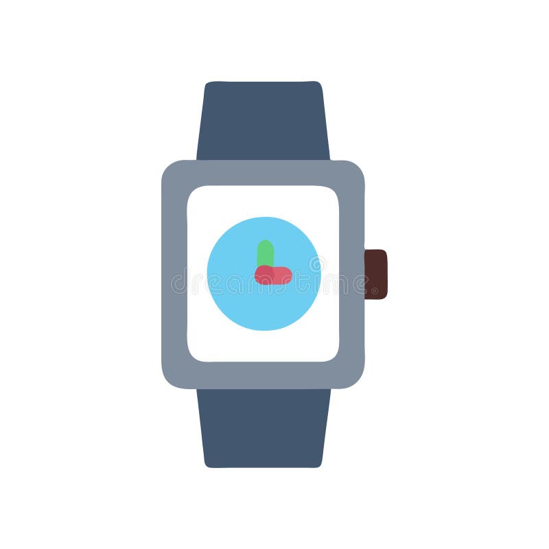 Creative Smartwatch for Unique Features Stock Illustration ...