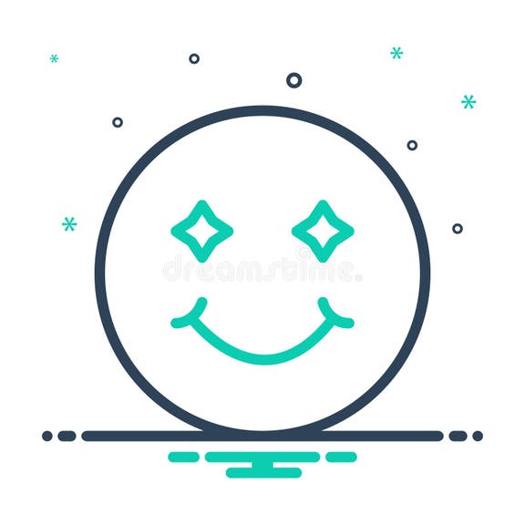 Mix Icon for Smile, Laugh and Sneer Stock Vector - Illustration of ...