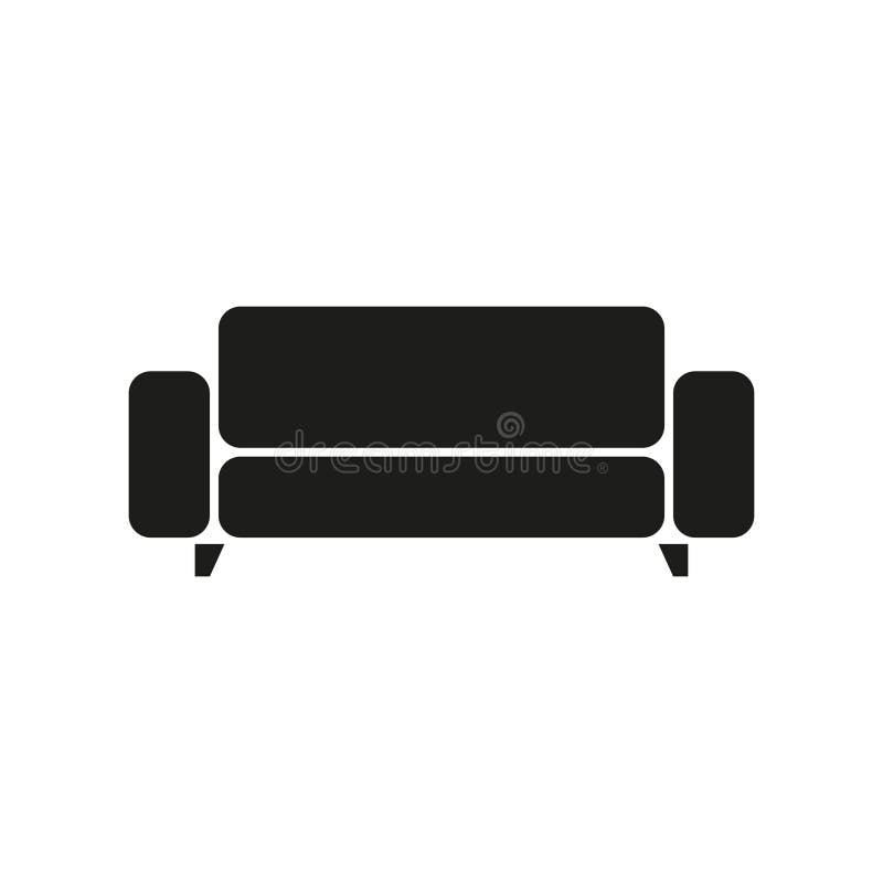 The Icon of the Sofa. Simple Vector Illustration Stock Vector ...