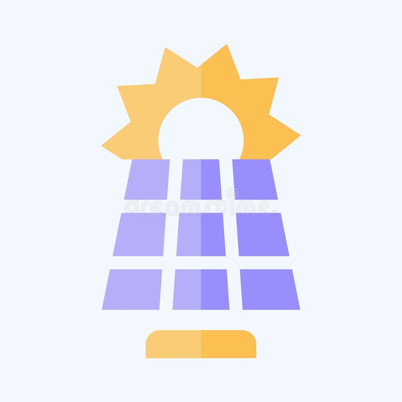 Icon Solar Panel. Related To Solar Panel Symbol. Flat Style Stock ...