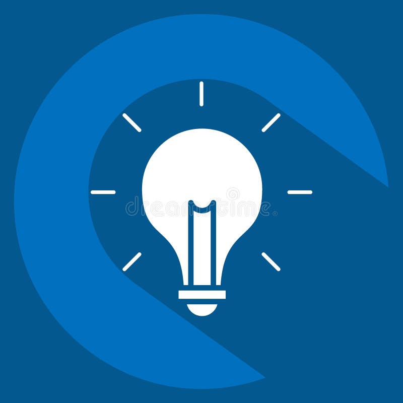 Icon Solution. Related To Business Analysis Symbol. Long Shadow Style ...