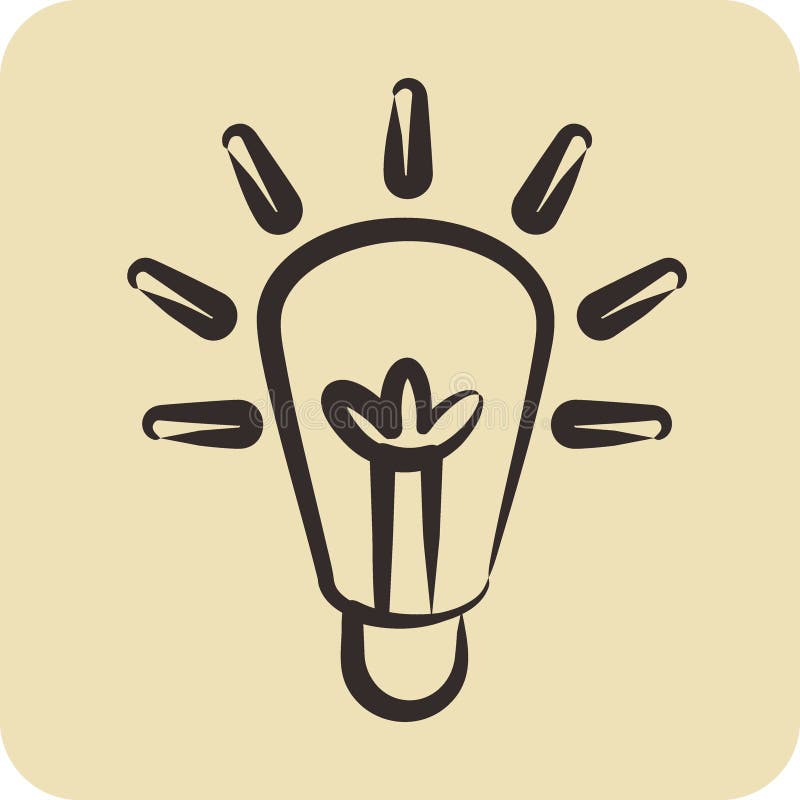 Icon Solving. Related To Machine Learning Symbol. Hand Drawn Style ...