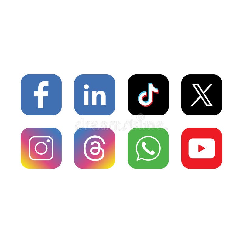 Facebook Twitter Instagram Buttons