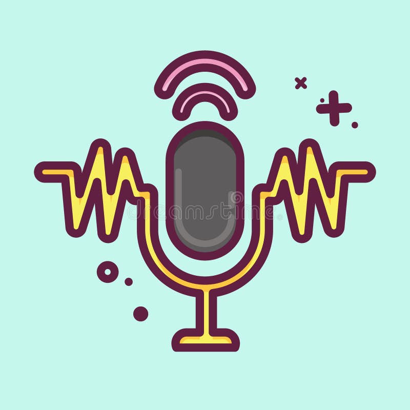 Icon Speech Recognition. Related To Machine Learning Symbol. MBE Style ...