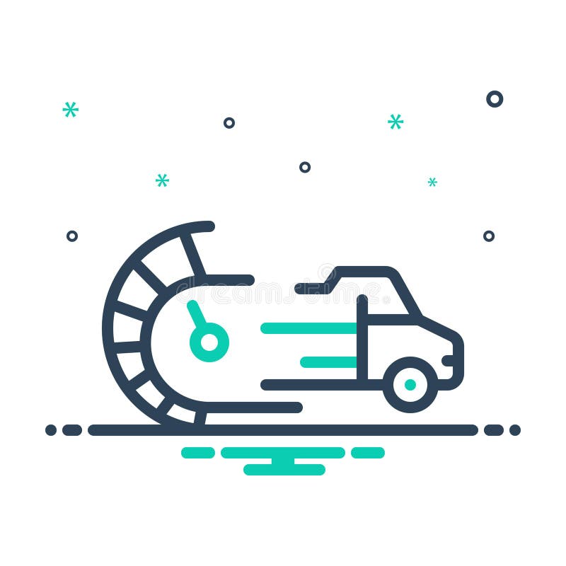 Mix Icon for Speeds, Motion and Delivery Stock Illustration ...