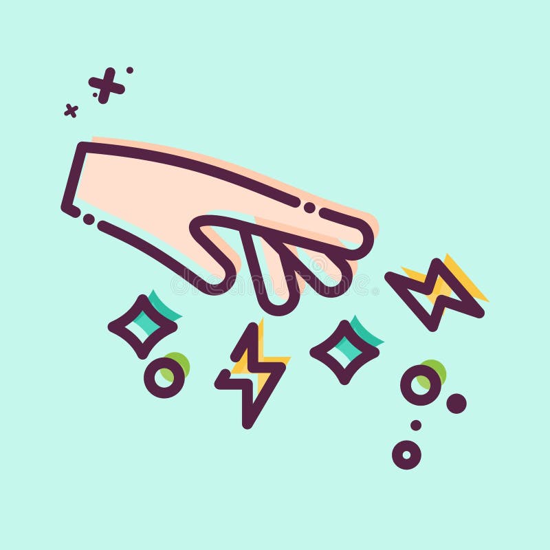 Icon Spell. Related To Magic Symbol. MBE Style. Simple Design Editable ...