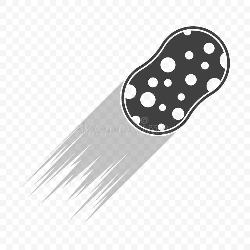 Icon Sponge for Washing Dishes. Translucent Mark on the Rubbed Surface ...