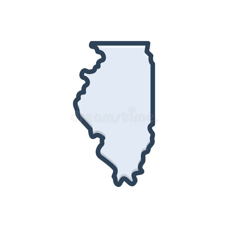 Color Illustration Icon for Springfield, America and Region Stock ...