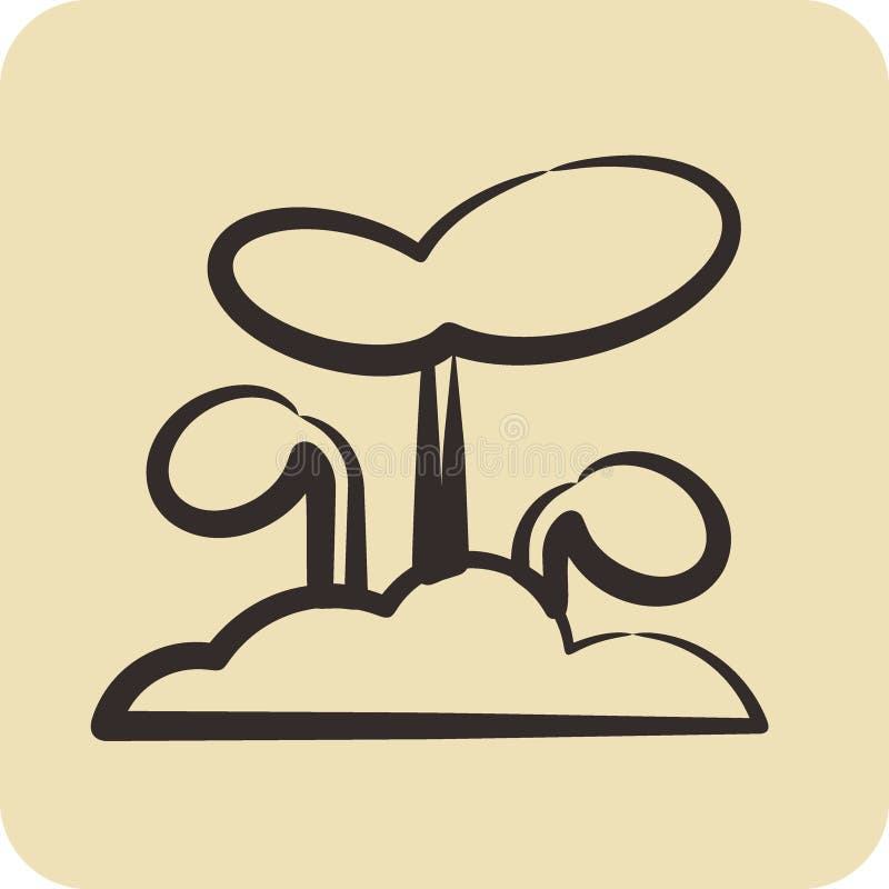 Icon Sprout. Suitable for Garden Symbol. Hand Drawn Style. Simple ...