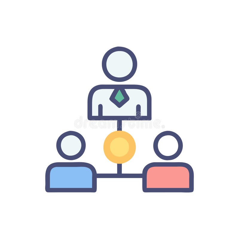 Icon of Stakeholder for Corporate Strategy Stock Illustration ...