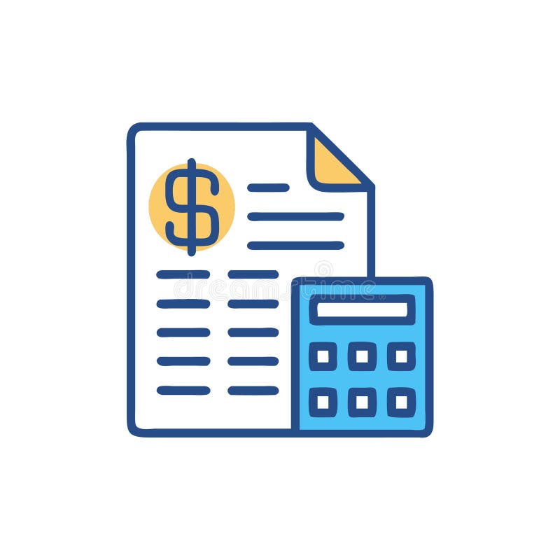 Icon of Statement for Rental Income Stock Photo - Illustration of ...