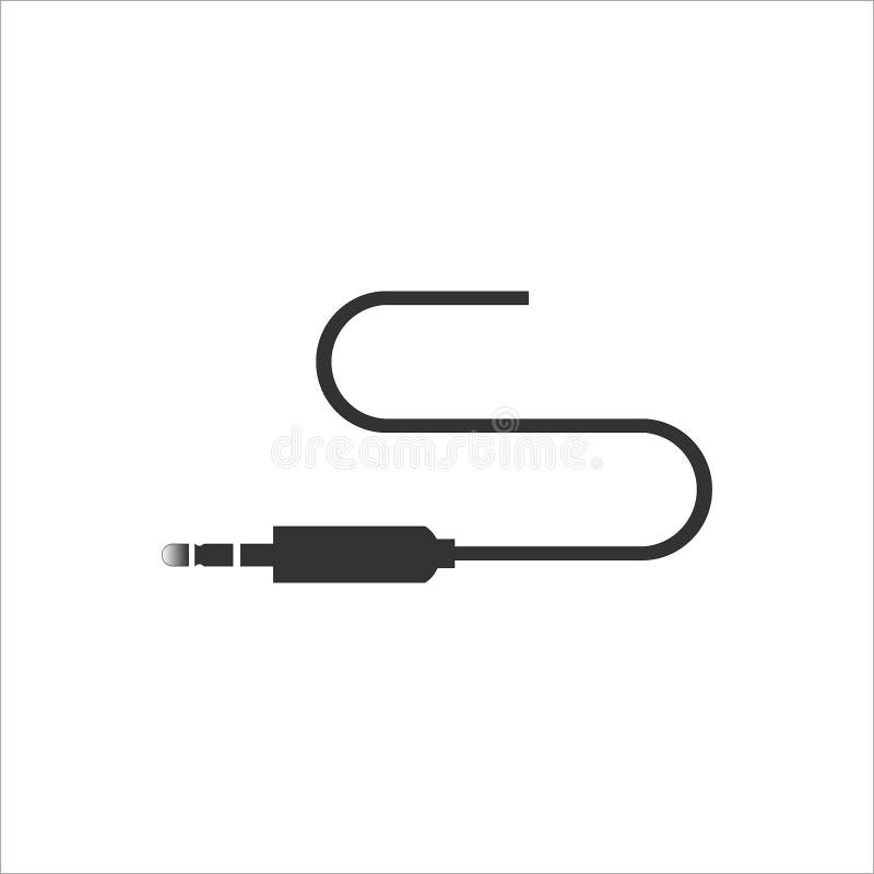 Icon Vector Stock Microphone Jack Illustration Design Stock ...