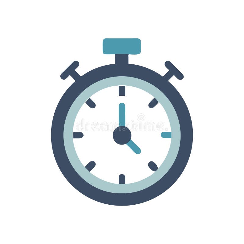 Icon for Stop Watch and Timing Stock Image - Illustration of horizontal ...
