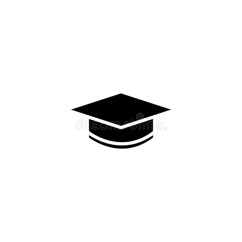 Icon. Student Cap Symbol Sign Stock Vector - Illustration of educate ...