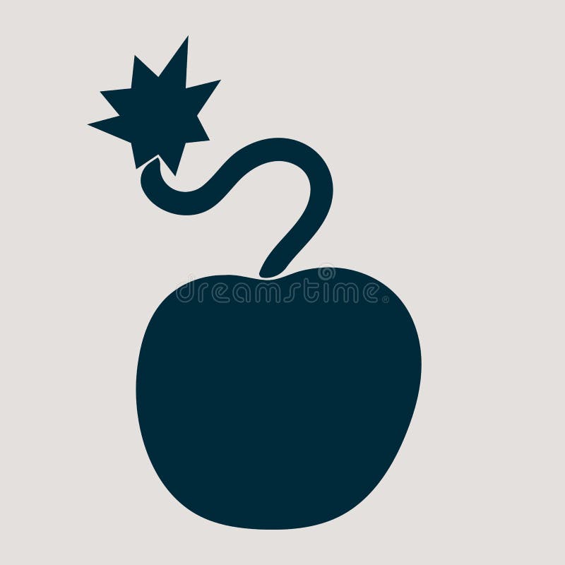 Icon Stylized Cherry Form Bomb Stock Illustrations – 1 Icon Stylized ...