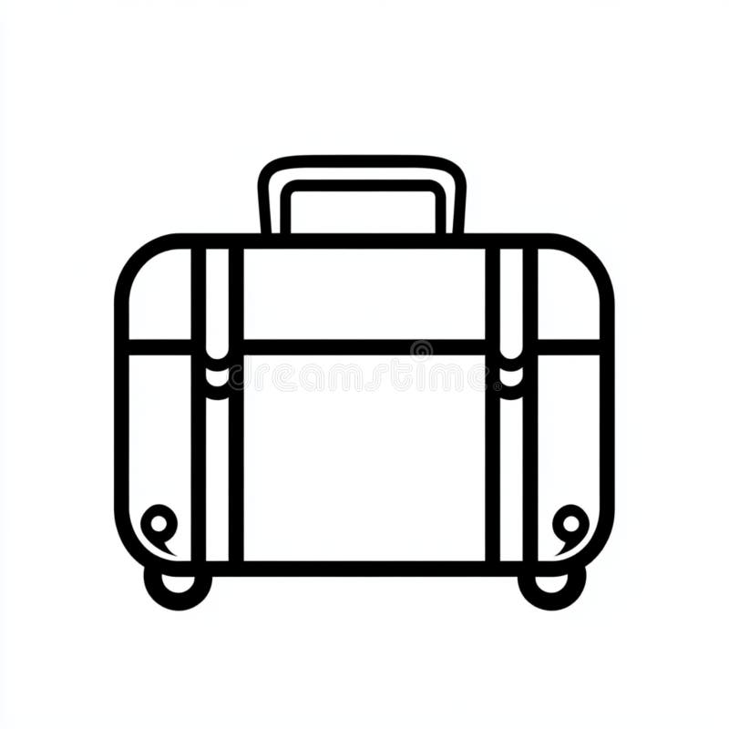 Luggage Icon stock image. Image of carry, wheeled, essentials - 357268563